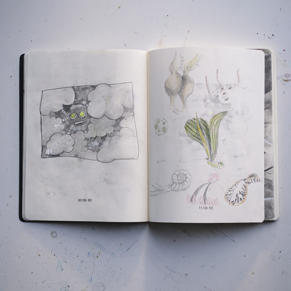 Fenne.be | Fenne Kustermans, daily sketchbook practice, mixed media ...